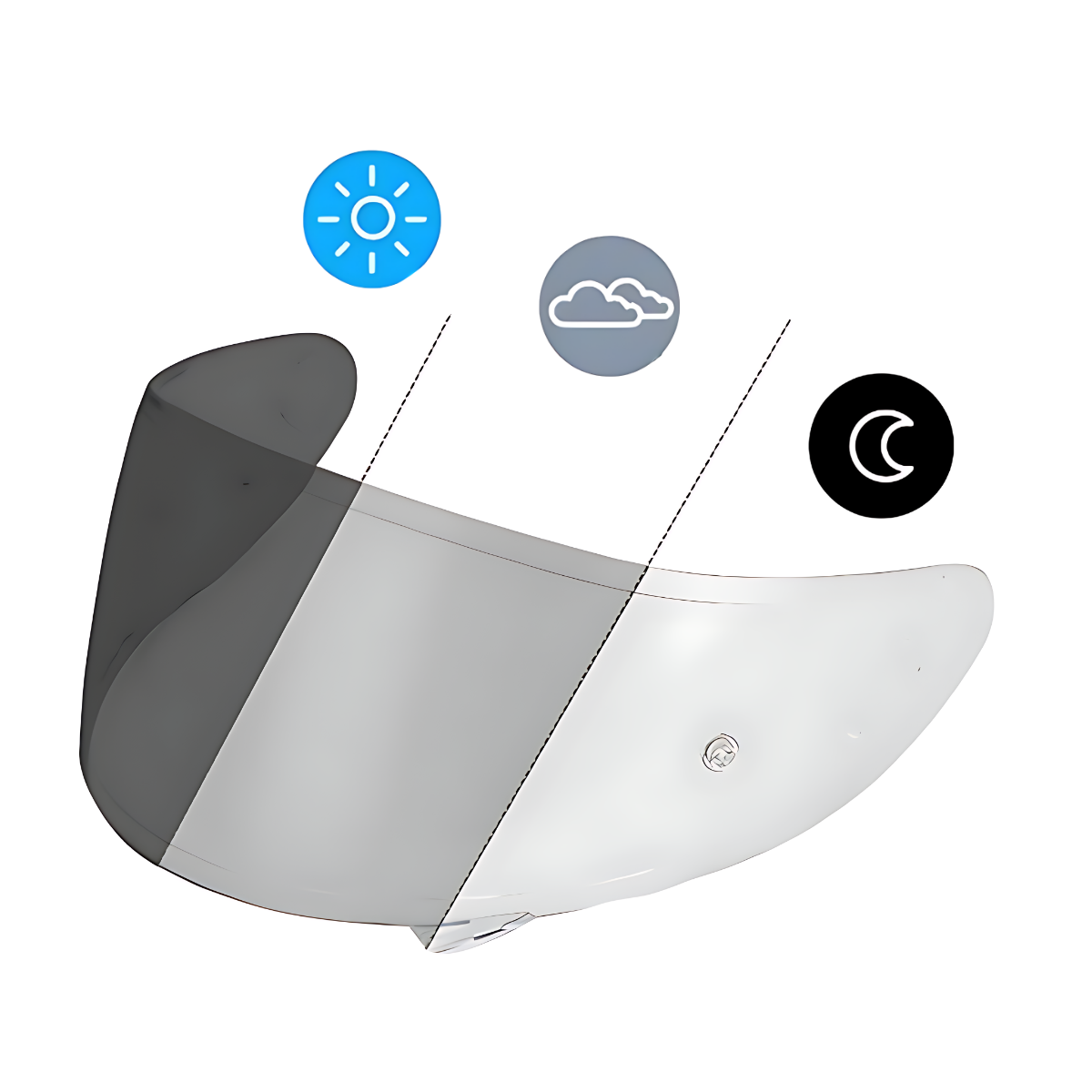 Photochromic Visors SHOEI X14/Z7/CWR-1/NXR/RF-1200 | Dragon Motorsport